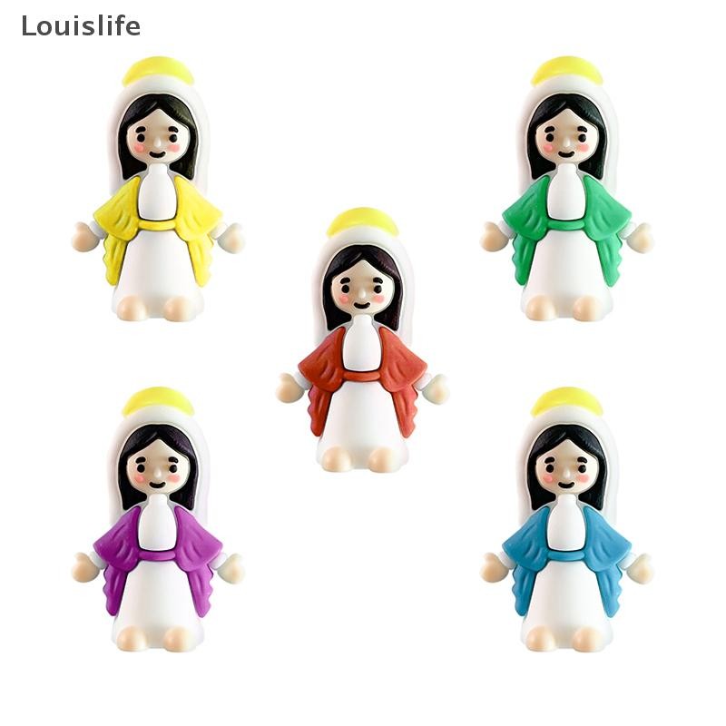 Louislife 50 Pcs Mini Virgin Mary Figures Religious Tiny Virgin Mary ...