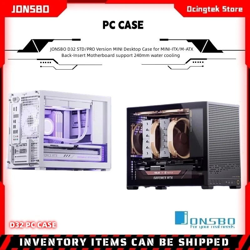 JONSBO D32 STD/PRO Version MINI Desktop Case for MINI-ITX/M-ATX Back ...