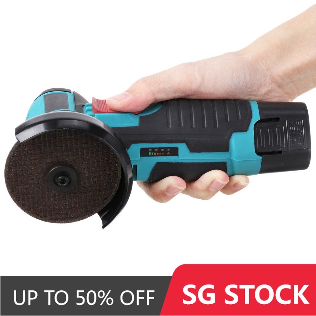 12V Mini Cordless Angle Grinder Cutter Cutting Machine Polisher DIY ...
