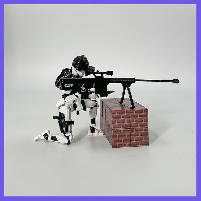 Lucky 1 Three-Dimensional ummy Multi-Joint Action Figure Figure Deluxe ...