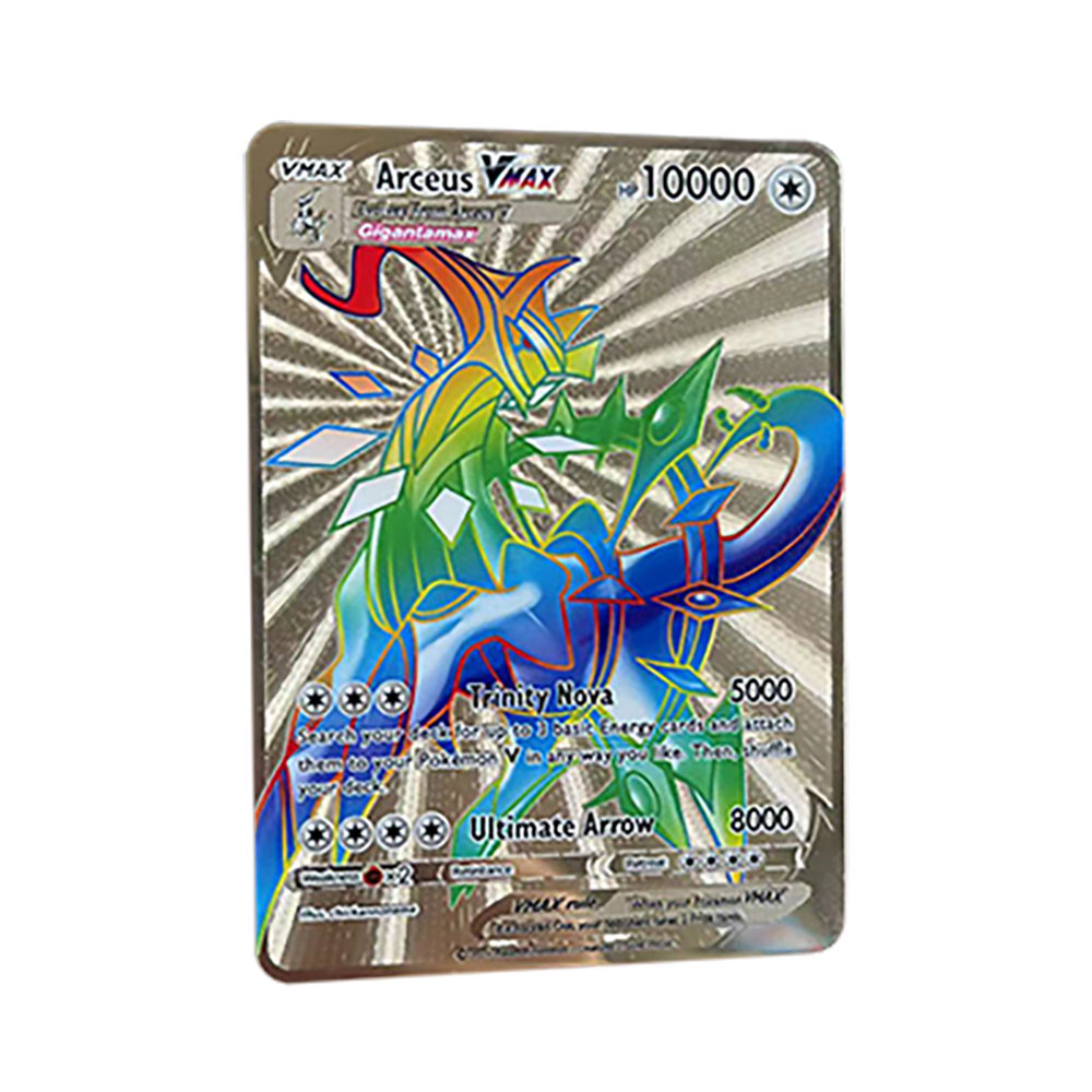 Hot sale New Style Vmax Pokémon Card Metal Card Pokemon Card Pikachu ...