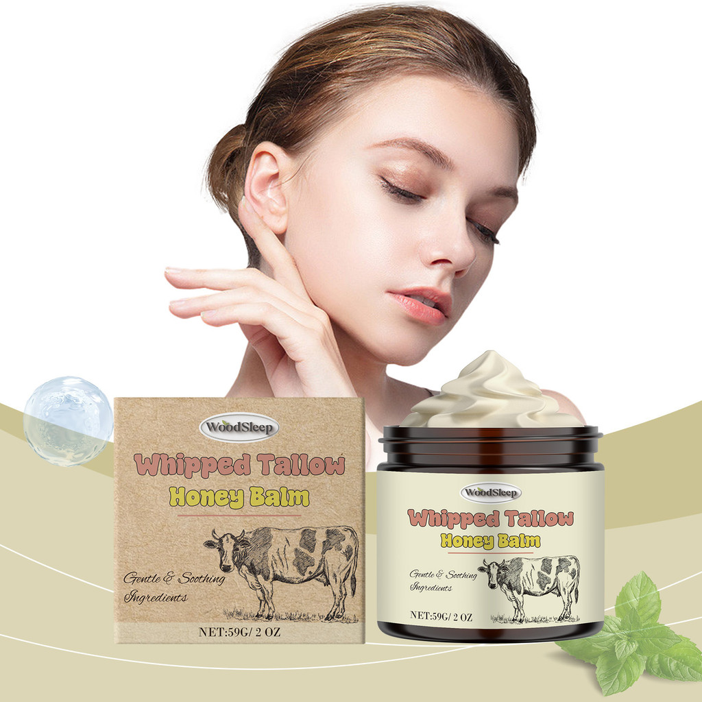 Whipped Beef Tallow and Honey Balm - Tallow Face Cream with Honey, 100% ... Whipped Beef Tallow and Honey Balm - Tallow Face Cream with Honey, 100% ...