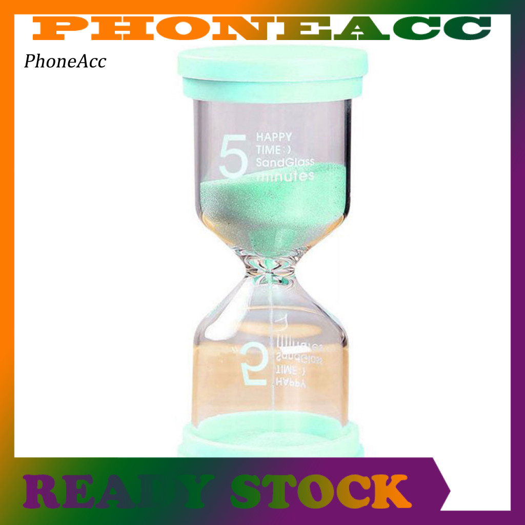 Mini Hourglass Timer High Borosilicate Glass Hourglass 5-minute ...