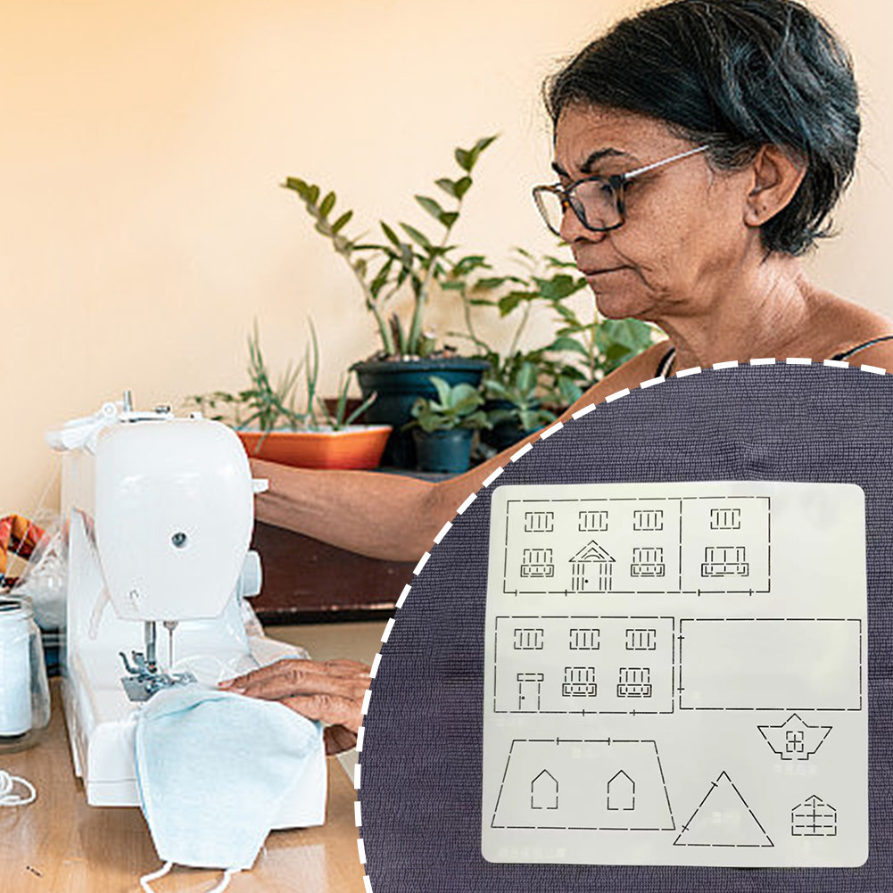 Plastic Template For Cushion Pattern Diy Sewing Multifunctional Sewing Patchworks Template For ...