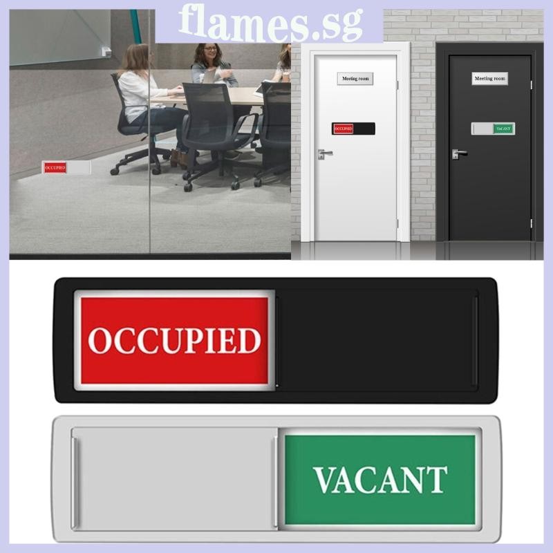 FL Room Status Sign Occupied Vacant Door Signs Vacant In Use Door ...