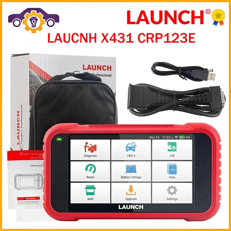 LAUNCH CRP123E CRP123E V2.0 OBD2 ENG ABS SRS Transmission OBDII Code ...
