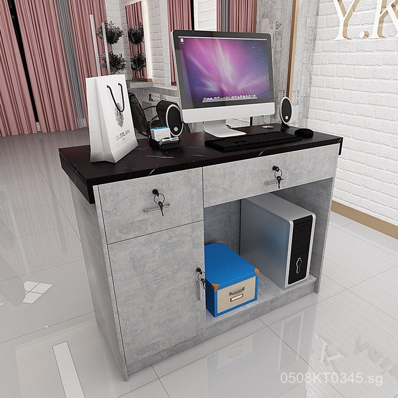 Minimalist Style Flat Bar Counter for Clothing Store, Hair Salon, Fruit ...
