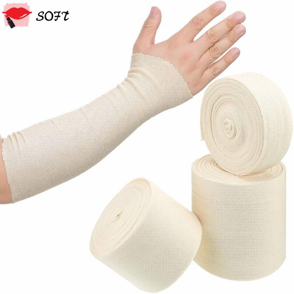 SOFTNESS Elastic Tubular Bandage, Breathable Cotton Compression Bandage ...