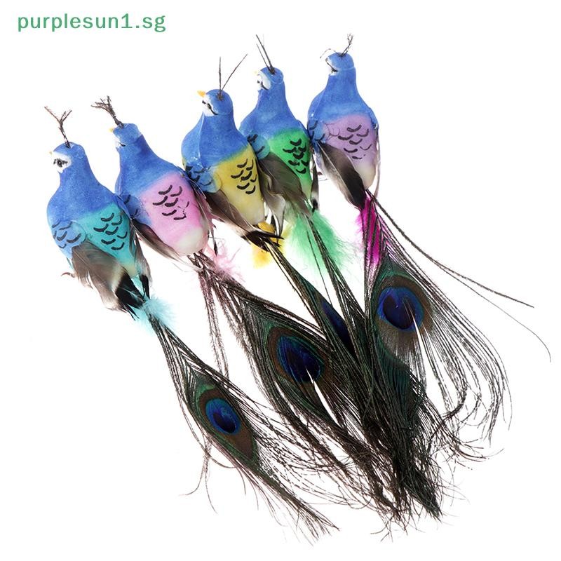 Purrple Decorative Craft Birds Artificial Foam Feathers Bird Mini ...