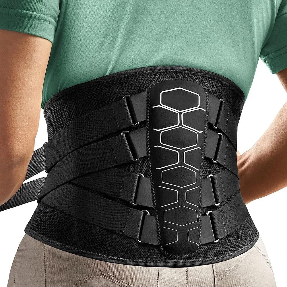 1Pcs Back Brace for Lower Back Pain, Men Women Lumbar Support Belt ...