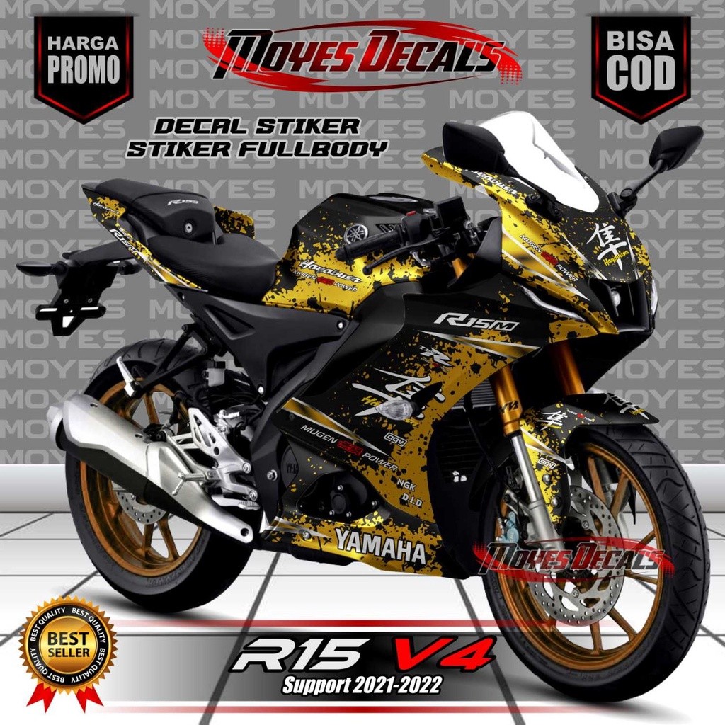 R15 V4 Fullbody Decal Sticker, R15 V4 Hayabusa Decal, Gold Color ...