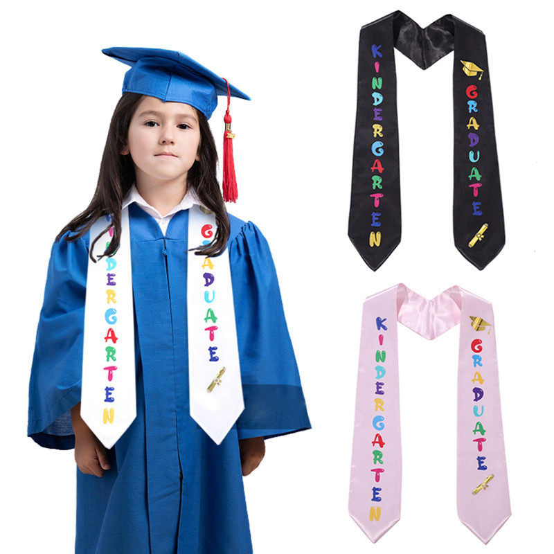 Kindergarten Preschool Graduation Honor Stole Satin Scarf For Children ...