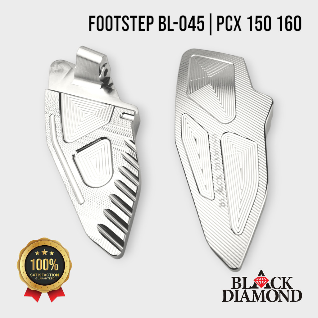 Black Diamond - Rear Footstep BL-045 PCX 150 160 2025 Rear Footrest ...