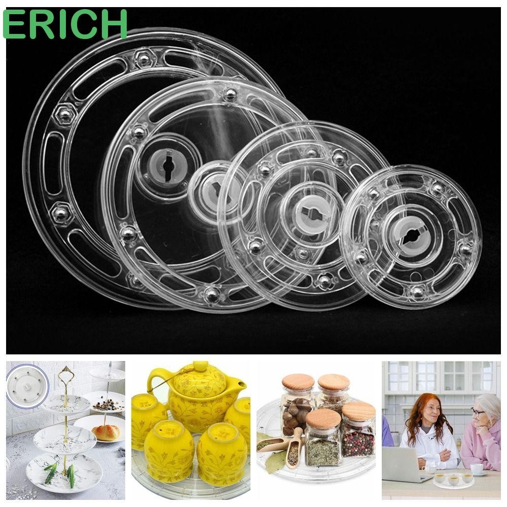ERICH1 Acrylic Turntable, 360-Degree Clear Rotating Display Stand ...