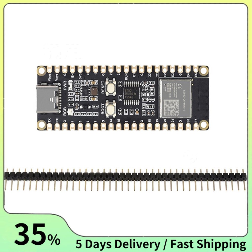 ESP32-C6- Development Board WiFi 6 Microcontroller ESP32-C6-MINI-1 Module Supports for ESP-IDF ...