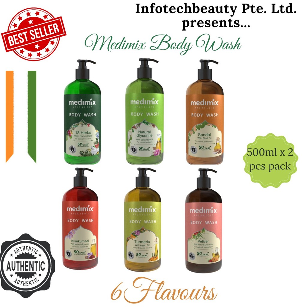Medimix Body Wash 500ml x 2 (twin pack) | Shopee Singapore