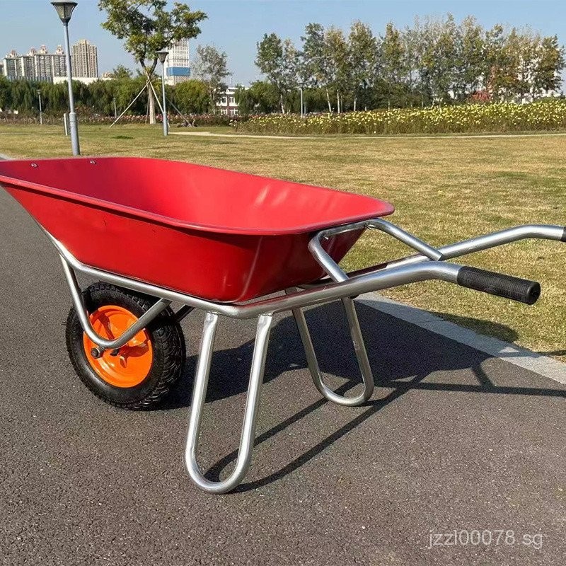 Thickened Agricultural Single-Wheel Trolley Single-Wheel Truck Sand ...