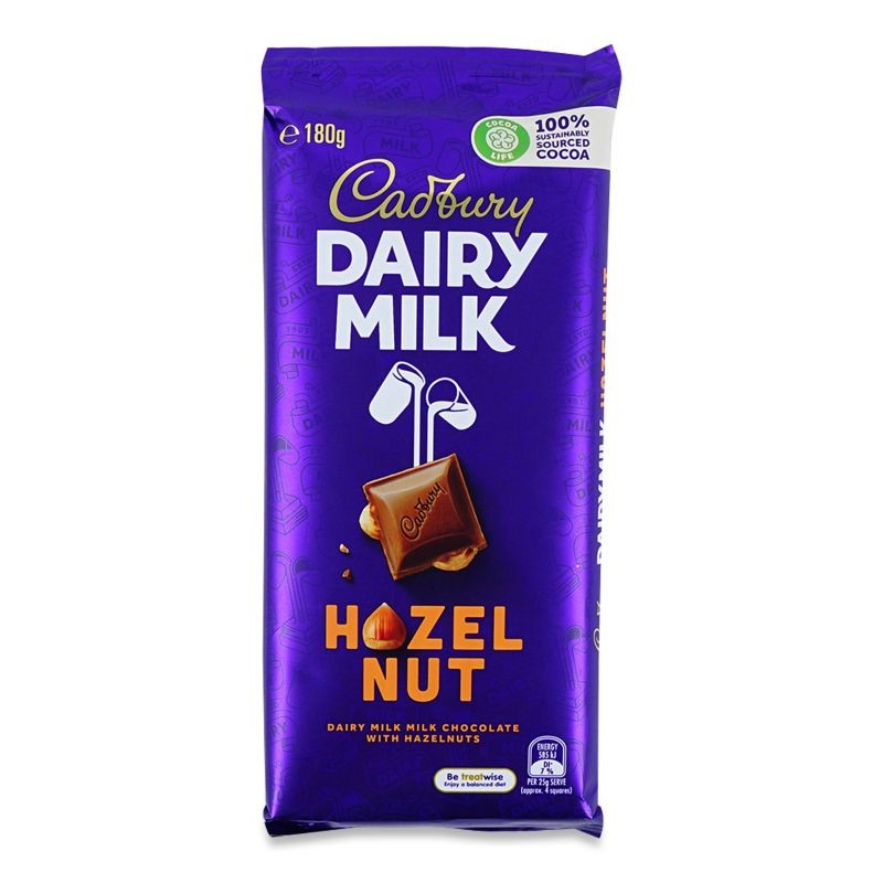 Cadbury Dairy Milk Hazelnut, 180g | Shopee Singapore