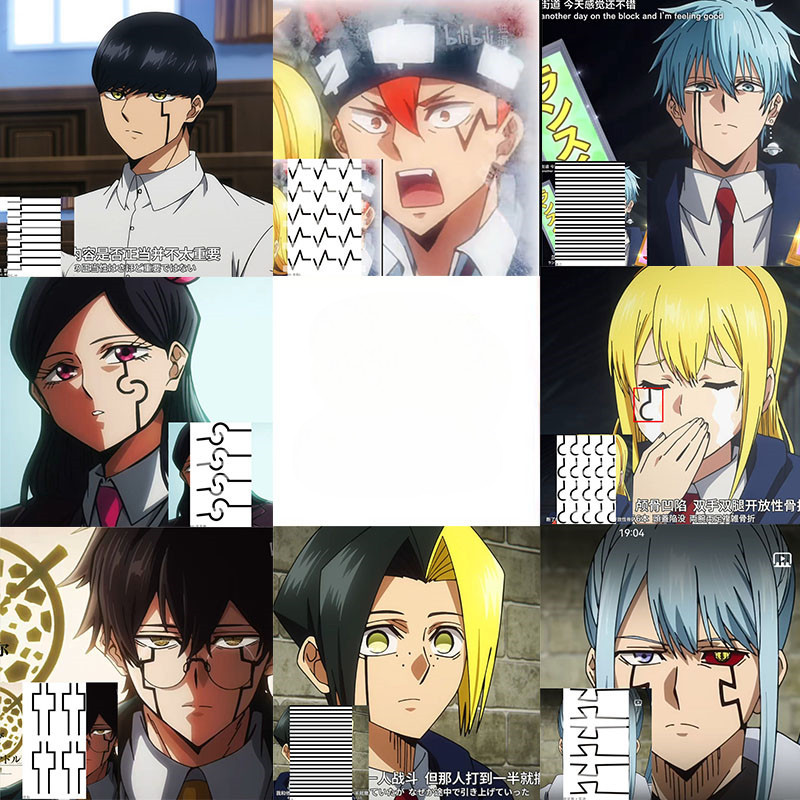 Mashle: Magic and Muscles Cosplay Tattoo Stickers Face Tattoos ...