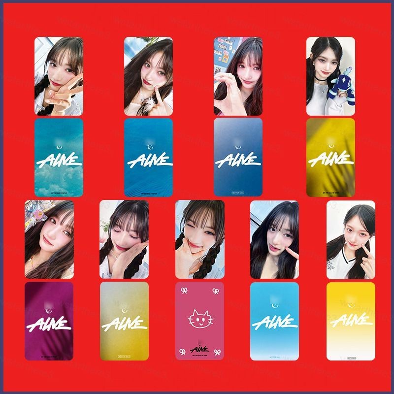 YE 9PCS/Set IVE Album ALIVE Yujin SOLO Card Gaeul Wonyoung Leeseo ...