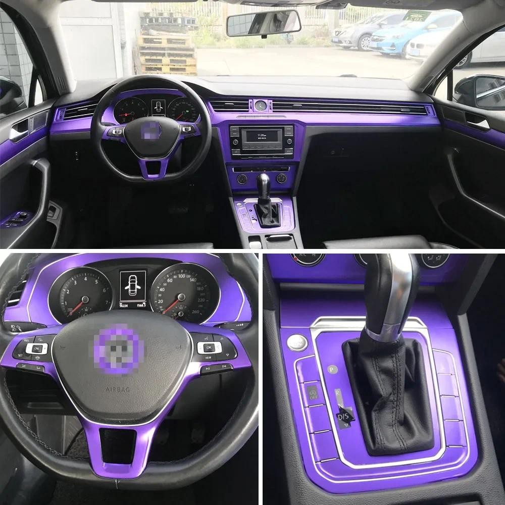 Car-Styling Carbon Fiber Car Interior Center Console Color Change ...