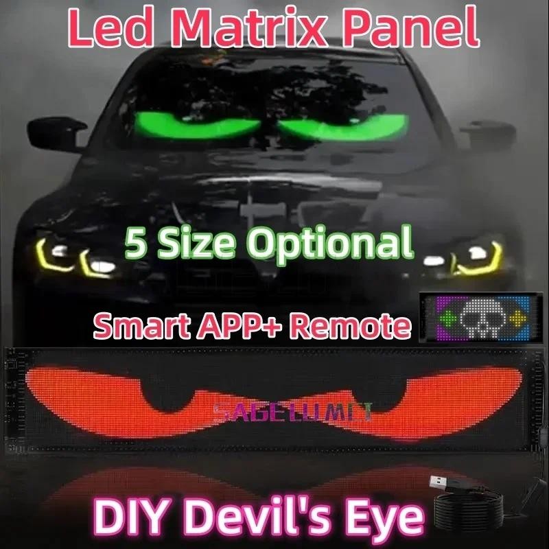 LED Matrix Pixel Panel Car Truck Devil's Eye Led Flexible Display Sign ...
