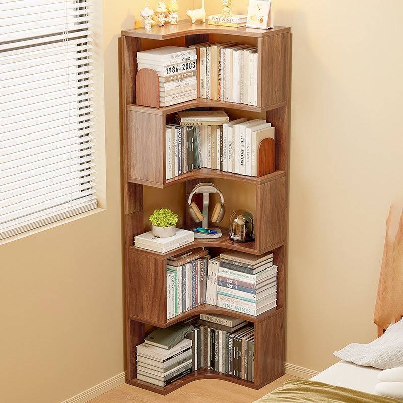 Corner bookshelves Floor multi-layer simple living room corner storage ...