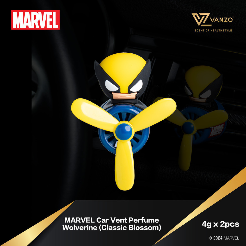 VANZO Marvel Series Car Vent Perfume 4g x 2 (Wolverine) | Shopee Singapore