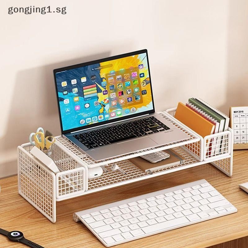 [gongjing] Double-Deckputer Monitor Riser Holder PC Screen Stand ...