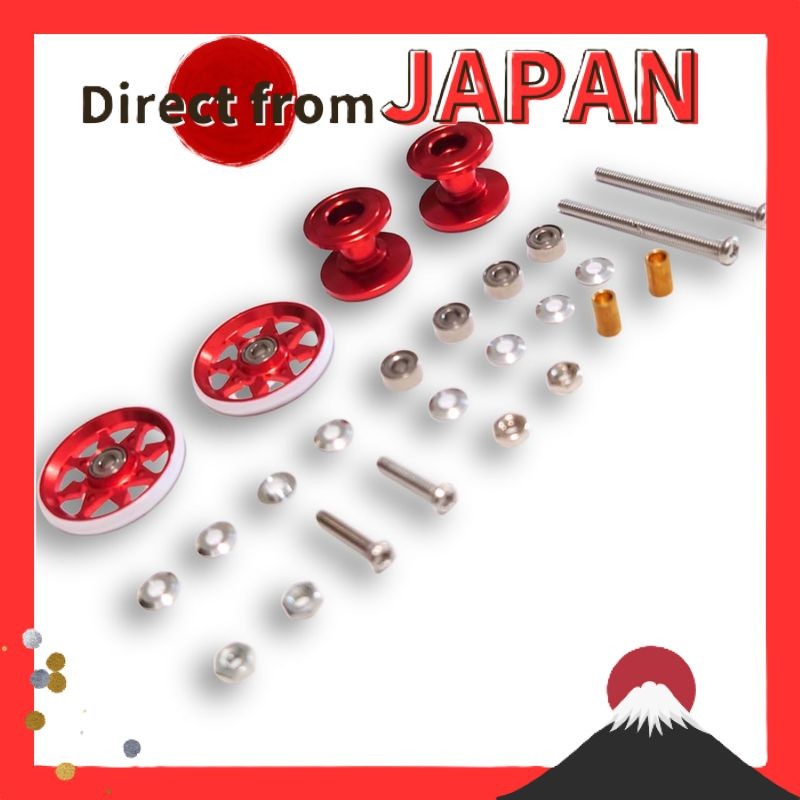 UME-STAR Mini 4WD Aluminum Rollers 2-Tier Aluminum Rollers Bearing Rollers 19mm, 12mm, 13mm Set ...
