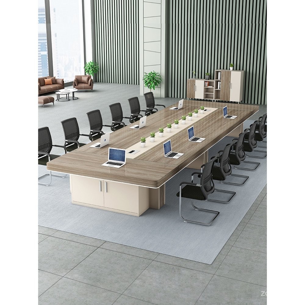 New Office Conference Room Table Simple Large Negotiation Long Table ...