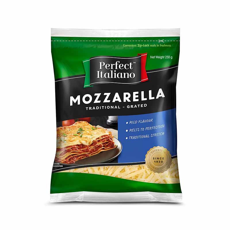 Perfect Italiano Mozzarella Grated Cheese 250g | Shopee Singapore