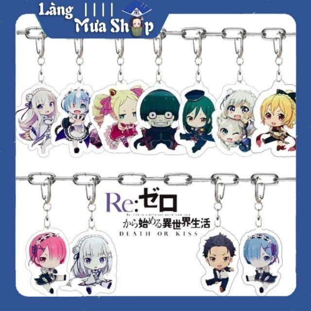 Re:zero kara Hajimeru Isekai Seikatsu anime Mica keychain - Acrylic ...