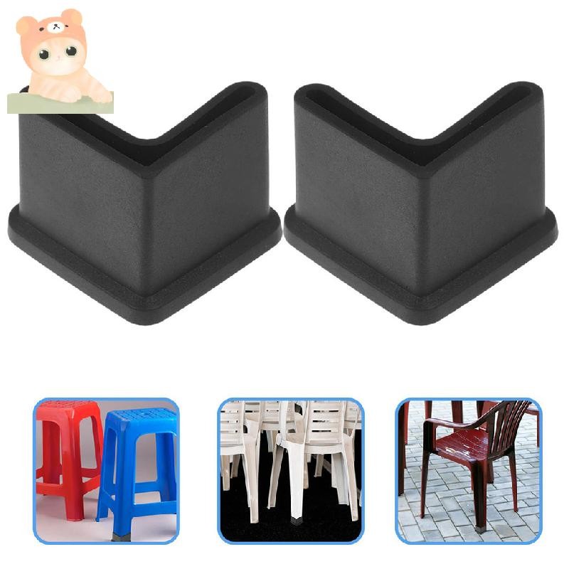 L-shaped Foot Cover Triangle Angle Iron Feet Caps Non-Slip Shelf Table ...