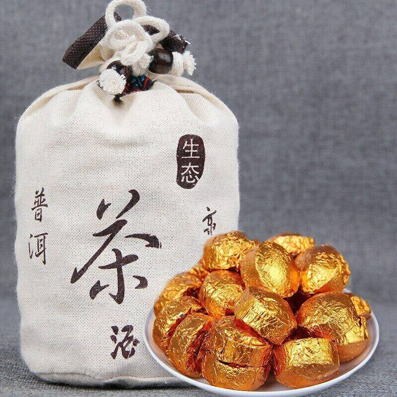Glutinous Rice Aroma Shu Puerh Tea Mini Tuocha Ripe Puer Tea 500g White ...