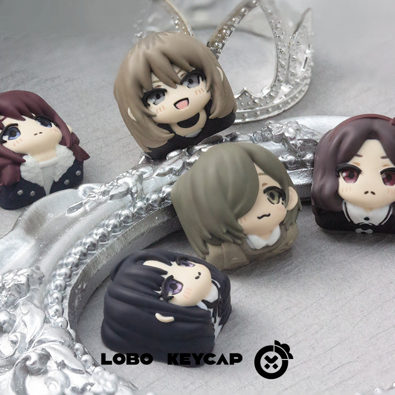 GIRLS BAND CRY Keycap 3D Creative Cute Cartoon MX Switch Mechanical ...
