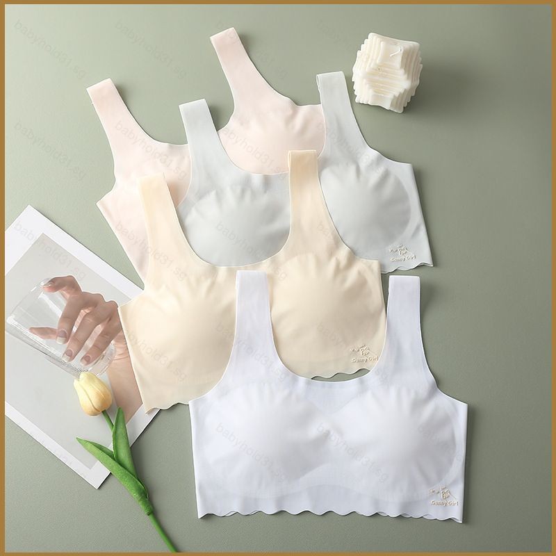 BH3 Seamless girls underwear wrapped chest vest thin tube top Teens Bra ...