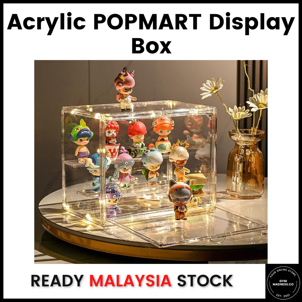 Acrylic Display Box Pop Mart Blind Box Labubu Diaplay Box Transparent ...