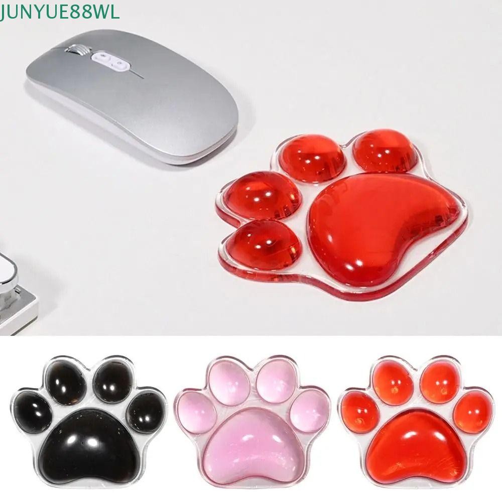 JUNYUE88WL Keyboard Wrist Rest, Cat's Paw Shaped Crystal Keyboard ...