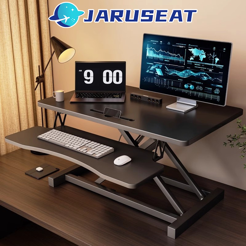 JARUSEAT Automatic lifting computer desk, workbench, foldable home ...