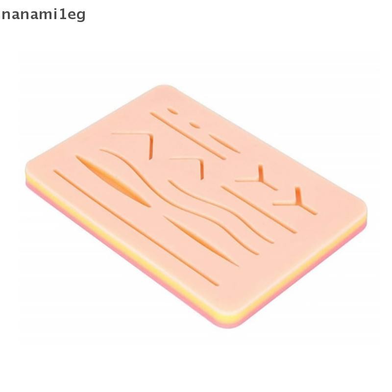New Suture Practice Silicone 3 Layer Suturing Pad Human Skin Model ...