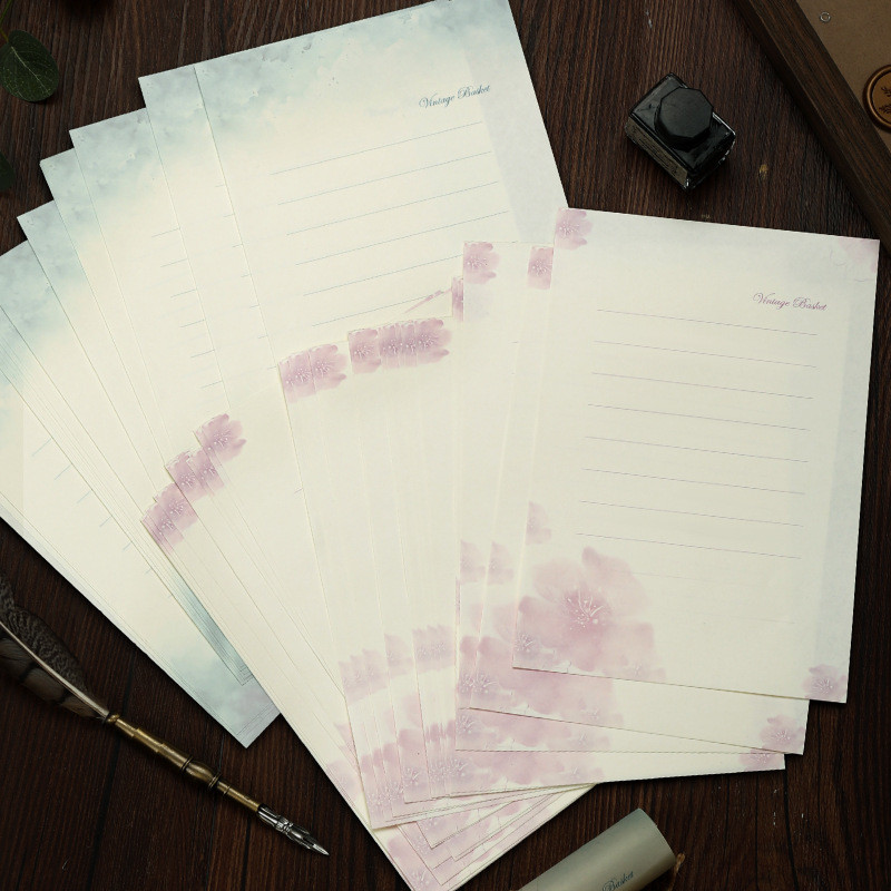 Simple Romantic Stationery Literary Kraft Paper Letter Paper Retro High ...