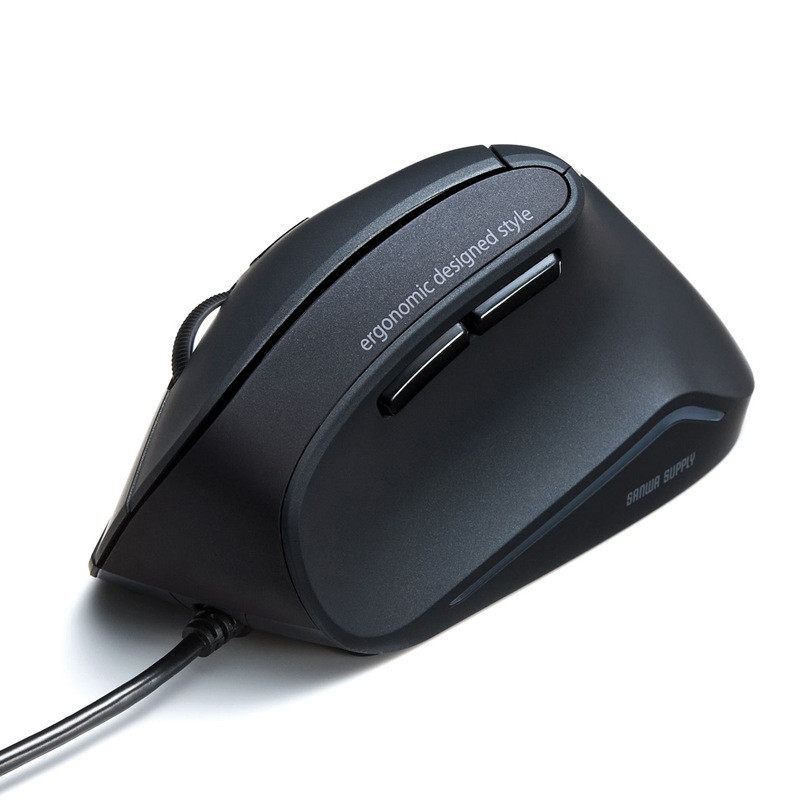 Japan SANWA Bluetooth Wired/Wireless Ergonomic Mouse Upright Office ...