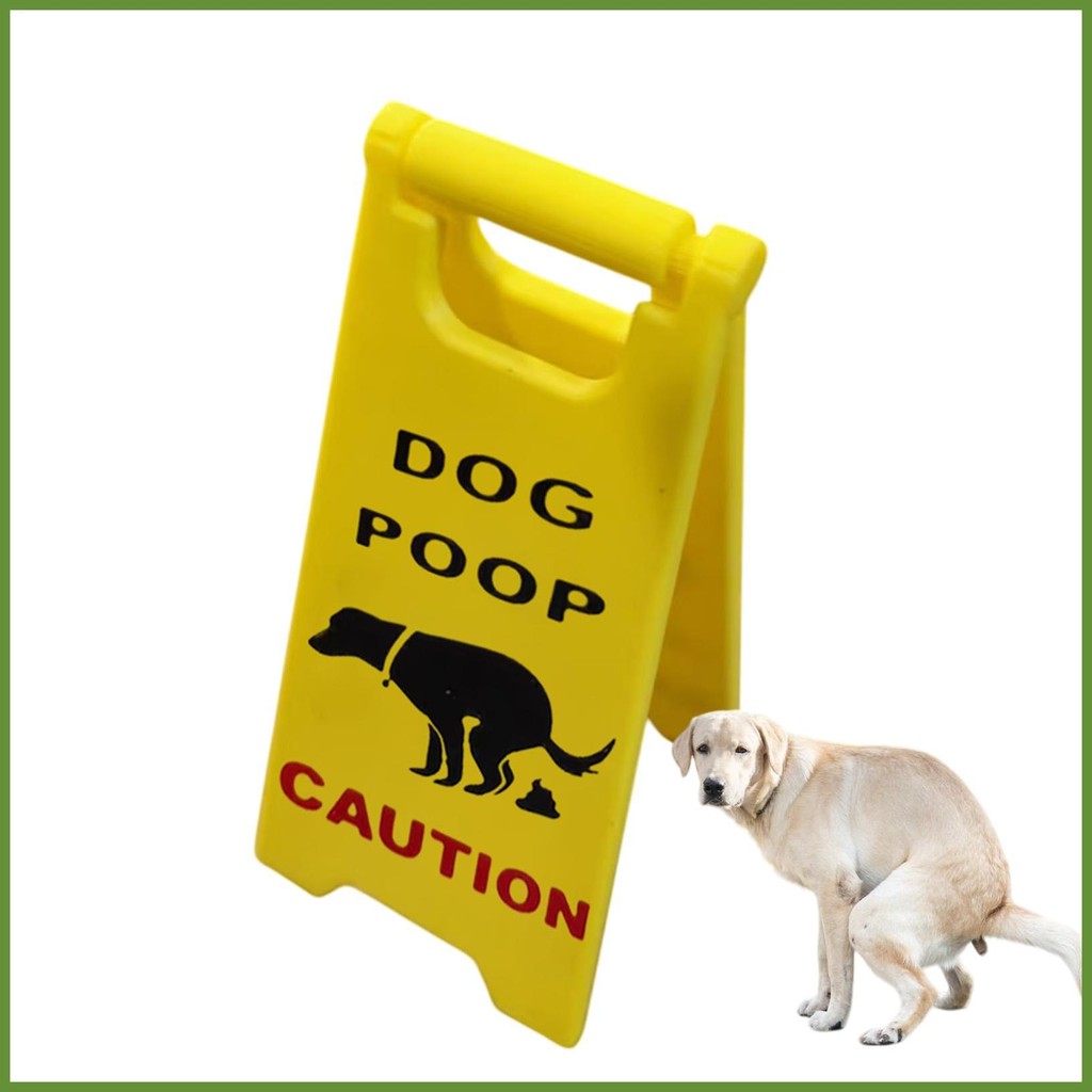 Cat Pee Caution Sign Small Puppy Poop Sign Indoor and Outdoor Cat Pee ...