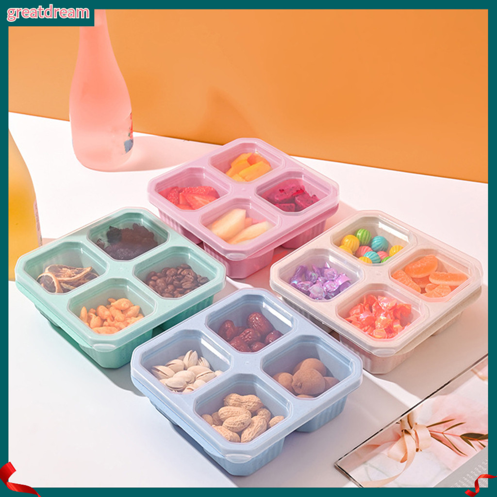 greatdream| Eco-friendly Snack Boxes Portion Containers Stackable Snack ...