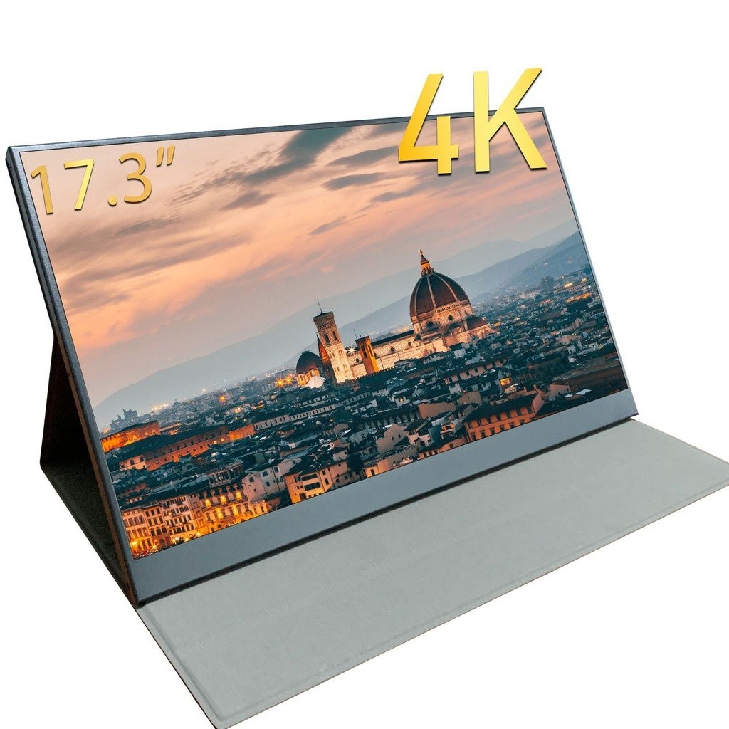 17.3Inch Portable Screen 4k Ultra HD Touch Monitor with Built-in ...