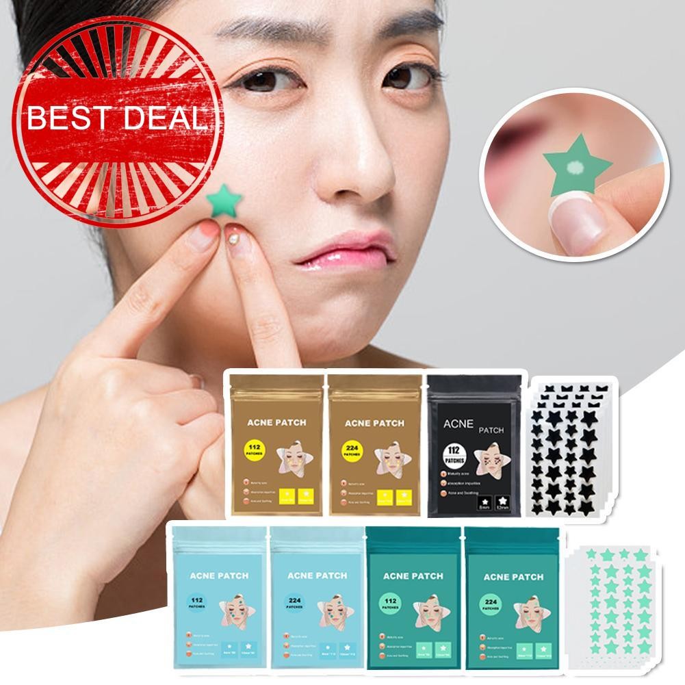HELPWEEK Acne Sticker Colored Stars Acne Sticker Mild And Non Acne Acne ...
