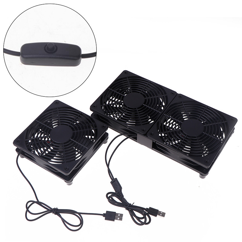 [XFD] 1 Set High Airflow Cooling Fan For Router Modem Receiver 120mm ...