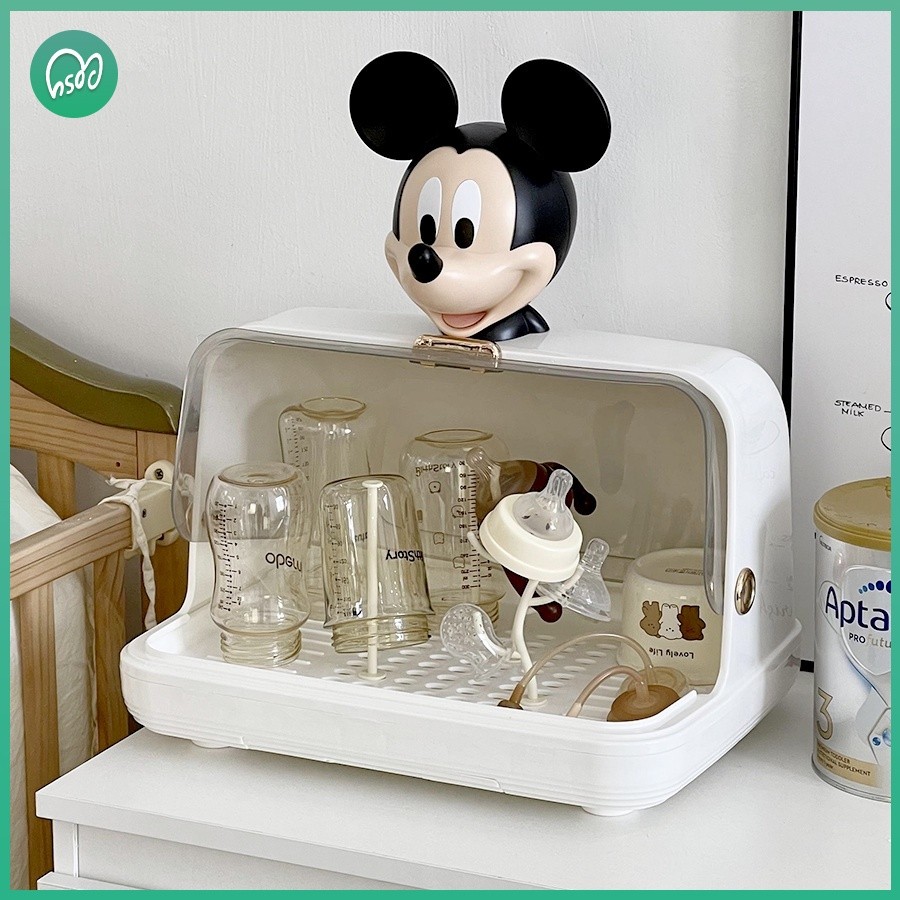 Milk Bottle Organizer Storage Box / Water Cup Anti-dust Storage Box ...