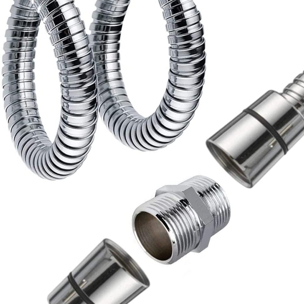 FSFO_G1/2 Chrome Stainless steel Length Extender Shower Connector for ...